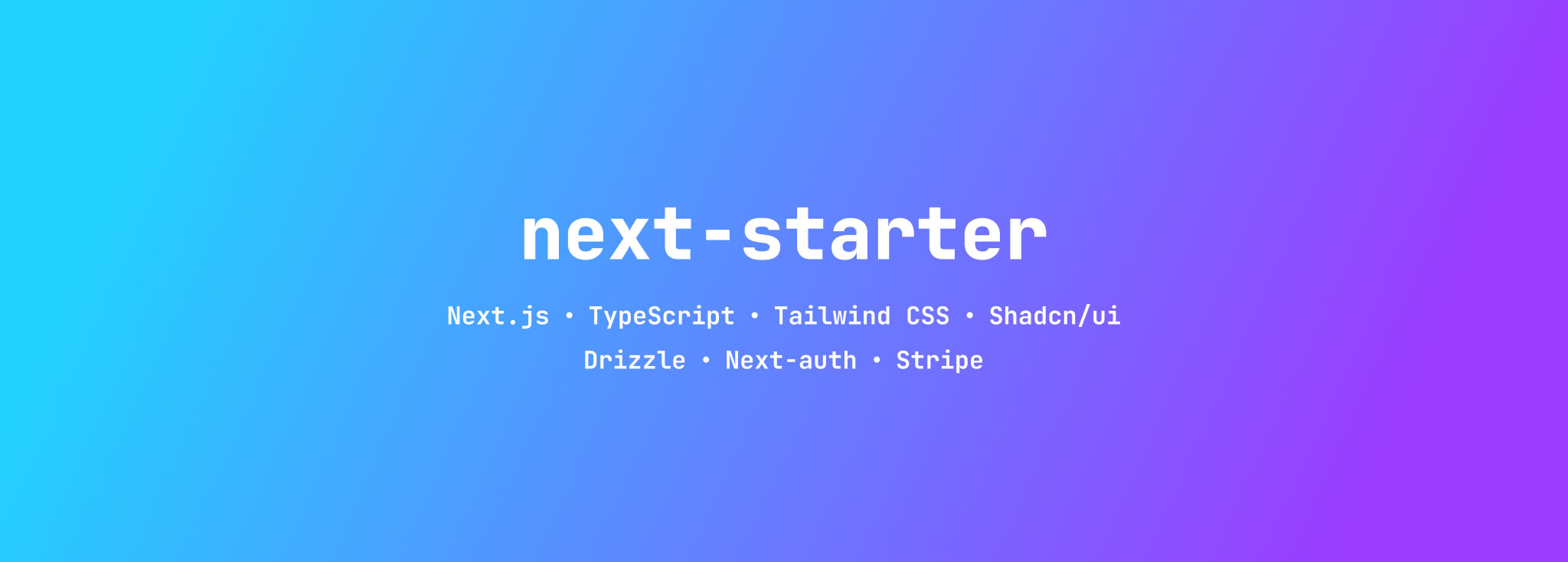 Next.js Starter